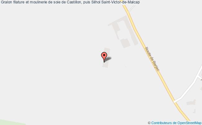 Filature et moulinerie de soie de castillon, puis silhol Saint-victor ...