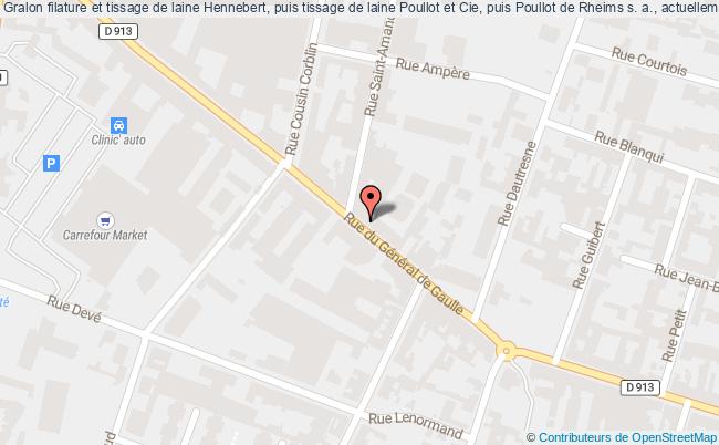 Filature et tissage de laine hennebert, puis tissage de laine poullot ...