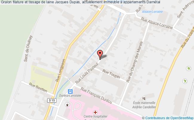 Filature et tissage de laine jacques dupas, actuellement immeuble à ...