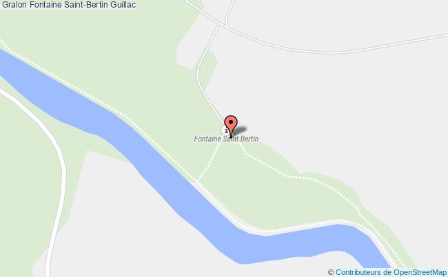 Fontaine saint-bertin Guillac tourisme