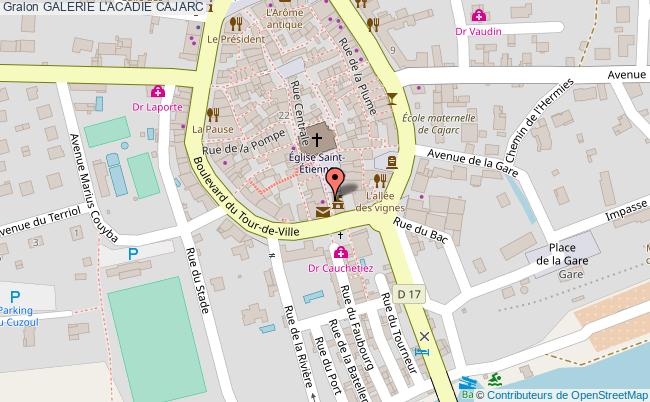 Galerie l'acadie Cajarc tourisme