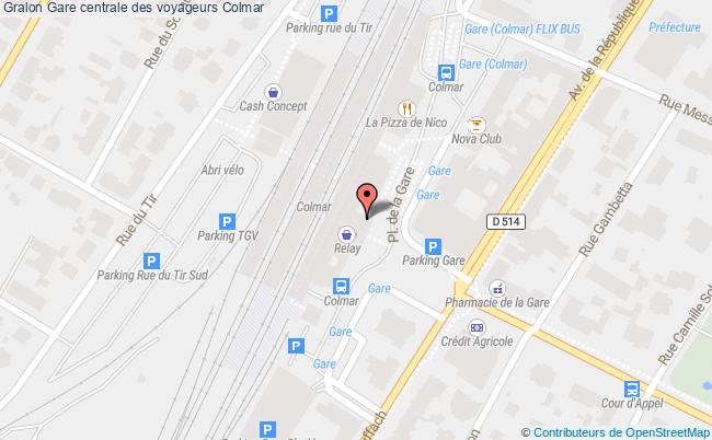 Gare centrale des voyageurs Colmar tourisme