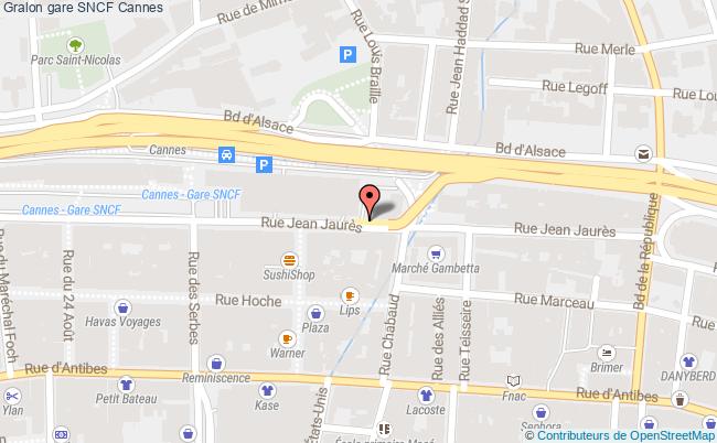 Gare sncf Cannes tourisme