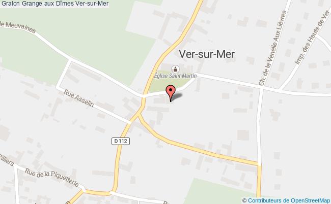 Grange aux dîmes Ver-sur-mer tourisme