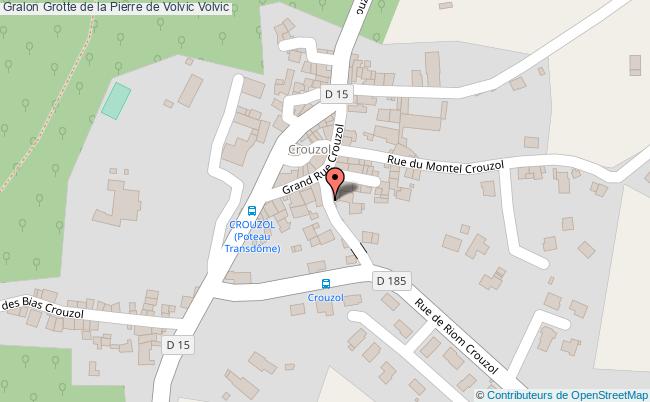 Grotte de la pierre de volvic Volvic tourisme