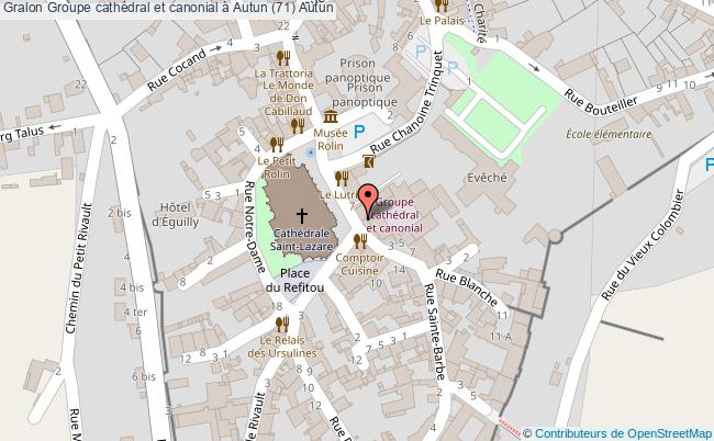 Groupe cathédral et canonial à autun (71) Autun tourisme