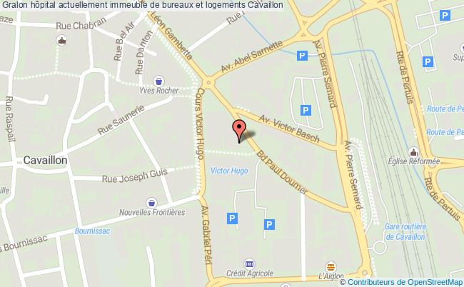 Hôpital actuellement immeuble de bureaux et logements Cavaillon tourisme