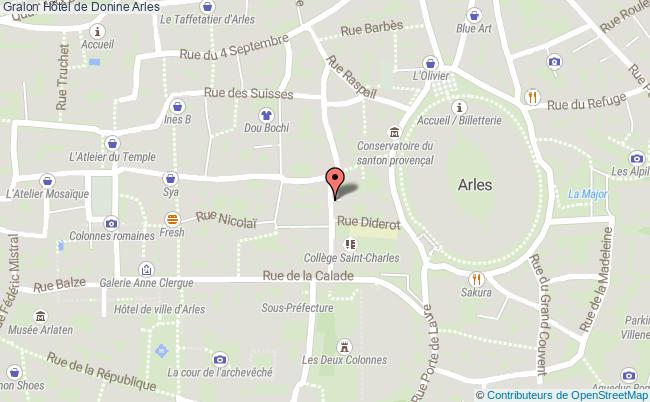 Hôtel de donine Arles tourisme