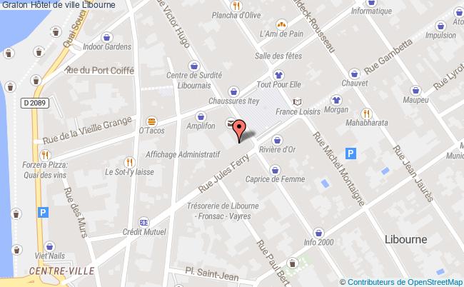 Hôtel de ville Libourne tourisme