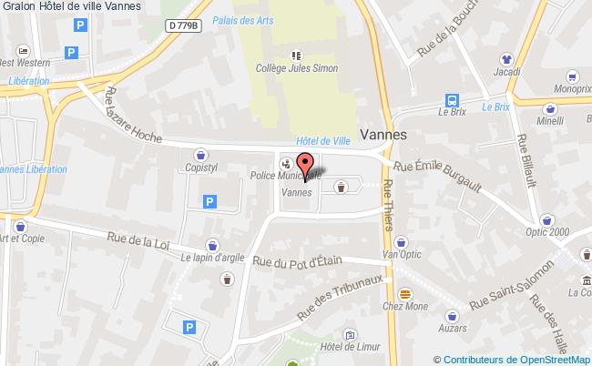 Hôtel de ville Vannes tourisme