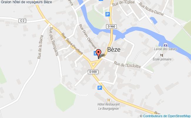 Hôtel de voyageurs Bèze tourisme