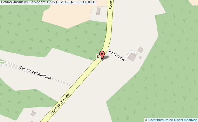 Jardin du belvédère Saint-laurent-de-gosse tourisme Parc et jardin