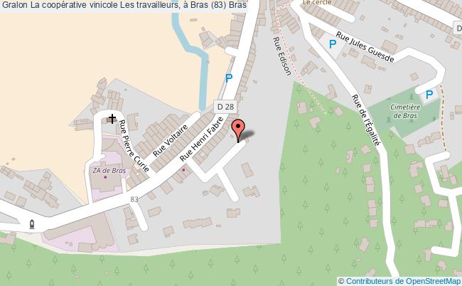 La coopérative vinicole les travailleurs, à bras (83) Bras tourisme