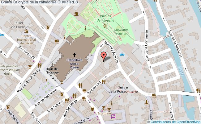 La crypte de la cathédrale Chartres tourisme Site et monument historique