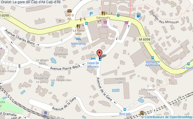 La gare de cap d'ail Cap-d'ail tourisme