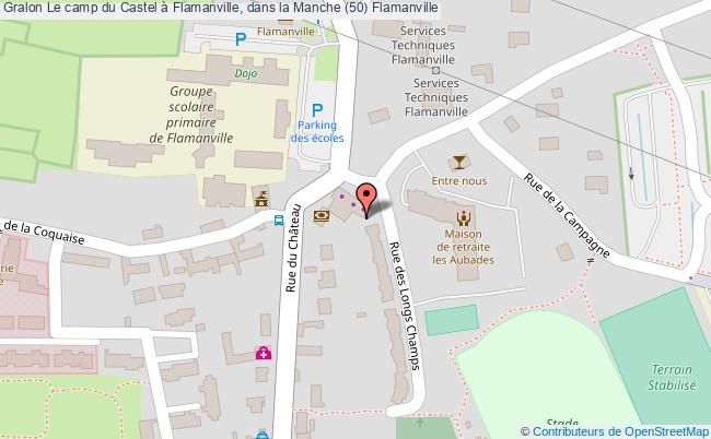 Le camp du castel à flamanville, dans la manche (50) Flamanville tourisme