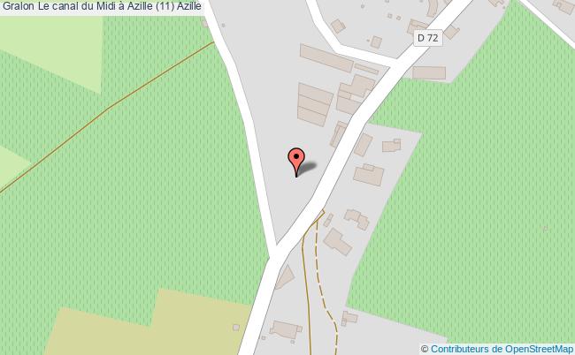 Le canal du midi à azille (11) Azille tourisme