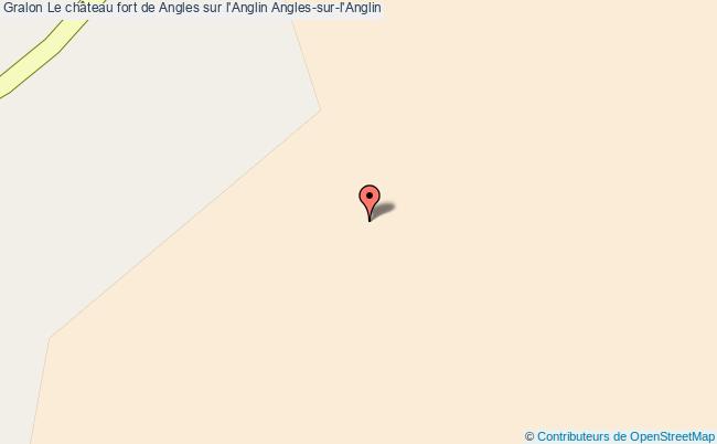 Le château fort de angles sur l'anglin Angles-sur-l'anglin tourisme