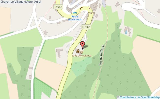 Le village d'aurel Aurel tourisme Site et Monument