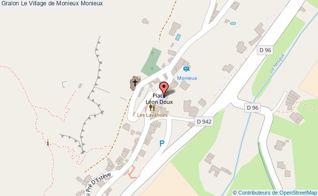 Le village de monieux Monieux tourisme Site et Monument