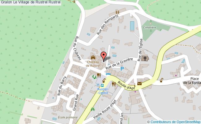 Le village de rustrel Rustrel tourisme Site et Monument