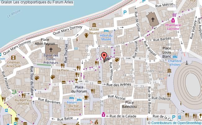 Les cryptoportiques du forum Arles tourisme Patrimoine divers