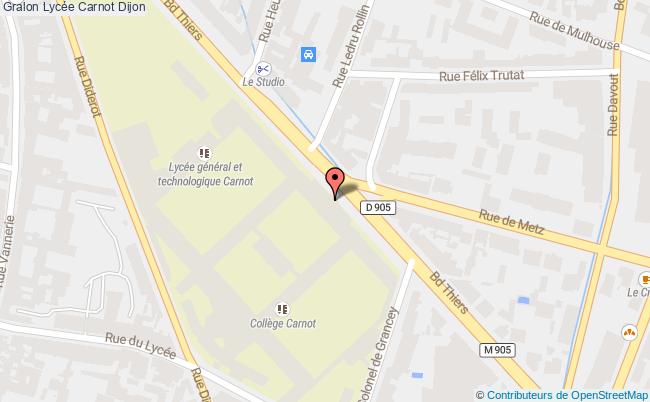Lycée carnot Dijon tourisme