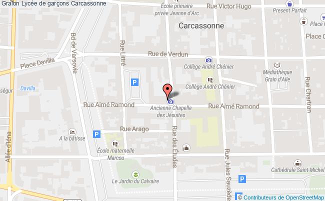 Lycée de garçons Carcassonne tourisme