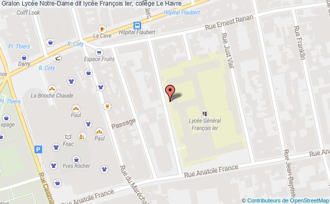 Lycée notre-dame dit lycée françois ier, collège Le havre tourisme