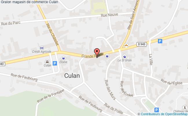 Magasin de commerce Culan tourisme