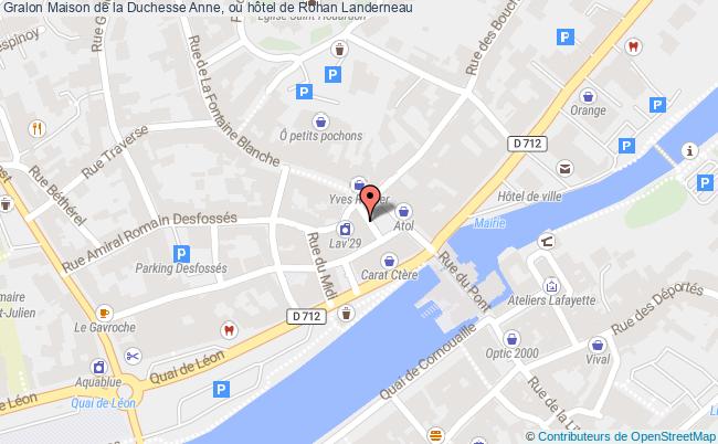 Maison de la duchesse anne, ou hôtel de rohan Landerneau tourisme