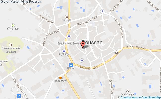 Maison vinas Poussan tourisme