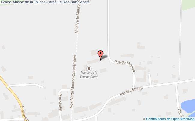 Manoir de la touche-carné Le roc-saint-andré tourisme