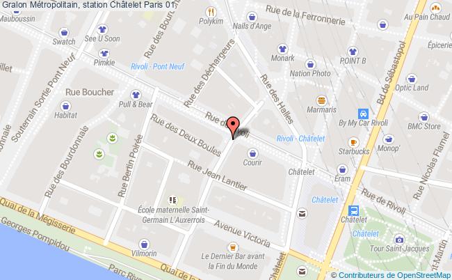 Métropolitain, station châtelet Paris 01 tourisme