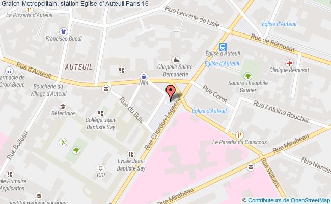 Métropolitain, station eglise-d' auteuil Paris 16 tourisme