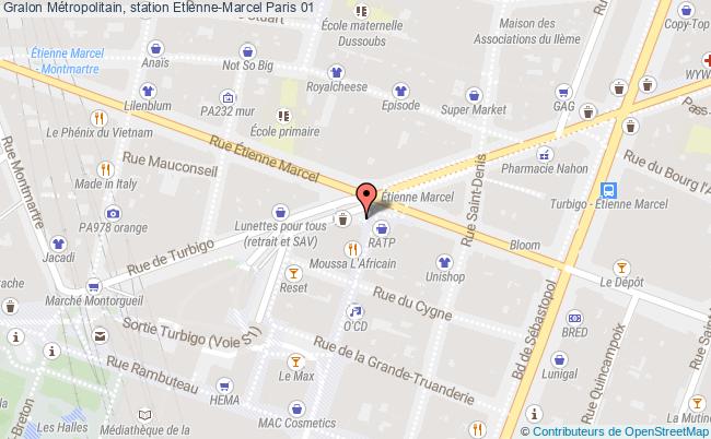 Métropolitain, station etienne-marcel Paris 01 tourisme