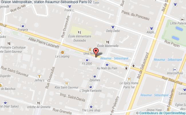 Métropolitain, station réaumur-sébastopol Paris 02 tourisme
