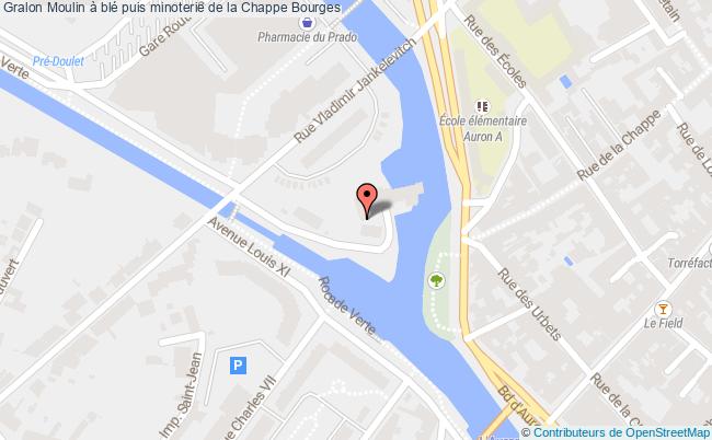 Moulin à blé puis minoterie de la chappe Bourges tourisme