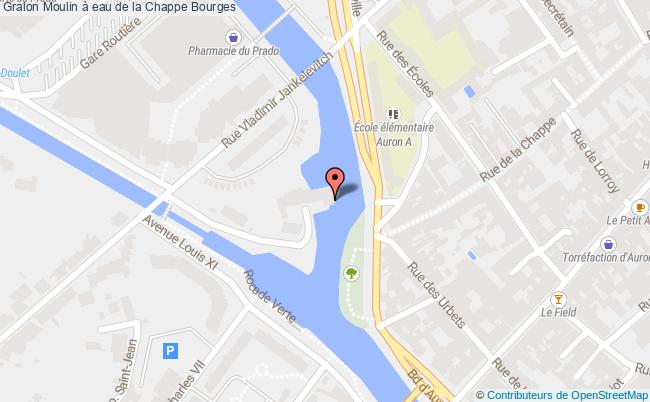 Moulin à eau de la chappe Bourges tourisme