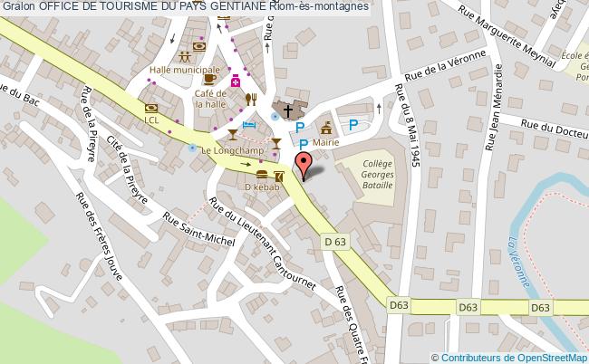 Office de tourisme du pays gentiane Riom-ès-montagnes tourisme Le Pays ...