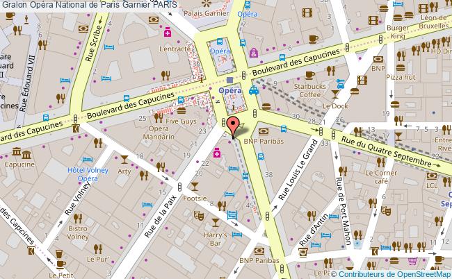 Opéra national de paris garnier Paris tourisme Site et monument historiques