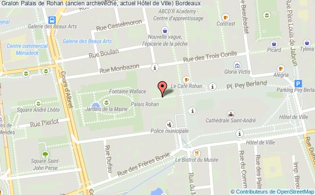 Palais de rohan (ancien archevêché, actuel hôtel de ville) Bordeaux ...