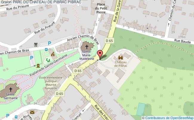 Parc du chateau de pibrac Pibrac tourisme