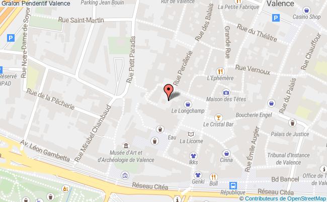 Pendentif Valence tourisme