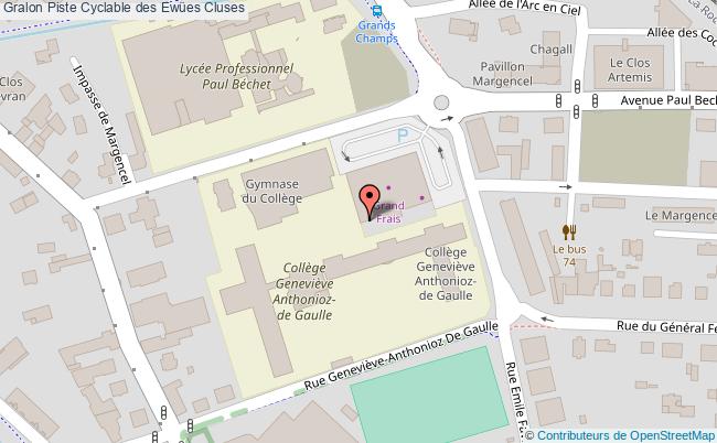 Piste cyclable des ewües Cluses tourisme