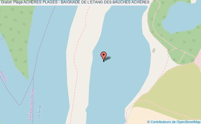 Acheres plages baignade de l'etang des bauches Achères qualité baignade ...