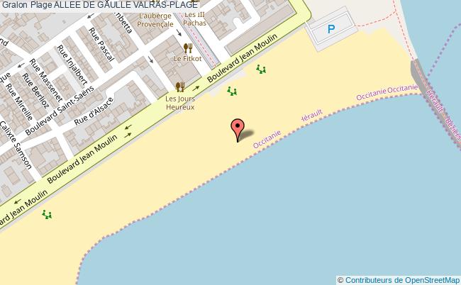 Plage Allee de gaulle Valras-Plage qualité baignade Plage Allee de ...