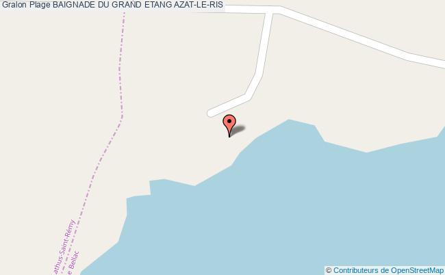 Plage Baignade du grand etang Azat-le-Ris qualité baignade Plage ...