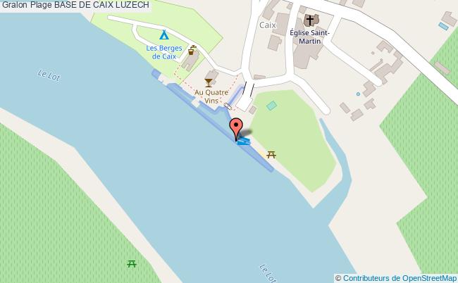 Plage Base de caix Luzech qualité baignade Plage Base de caix Luzech
