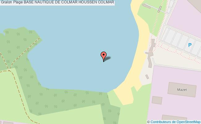 Plage Base nautique de colmar houssen Colmar qualité baignade Plage ...